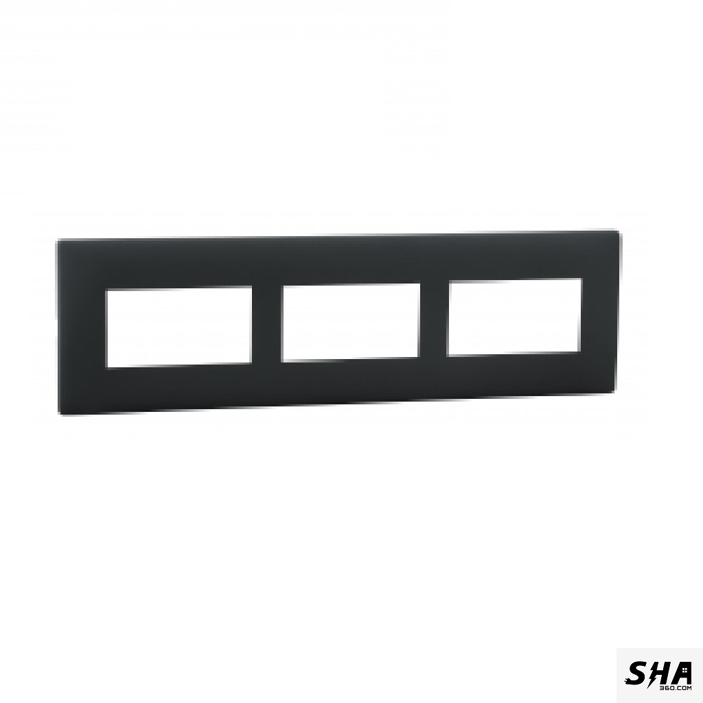 Legrand Mylinc Grey Cover Plate 9 Module Cover Plate (Grey) 676357