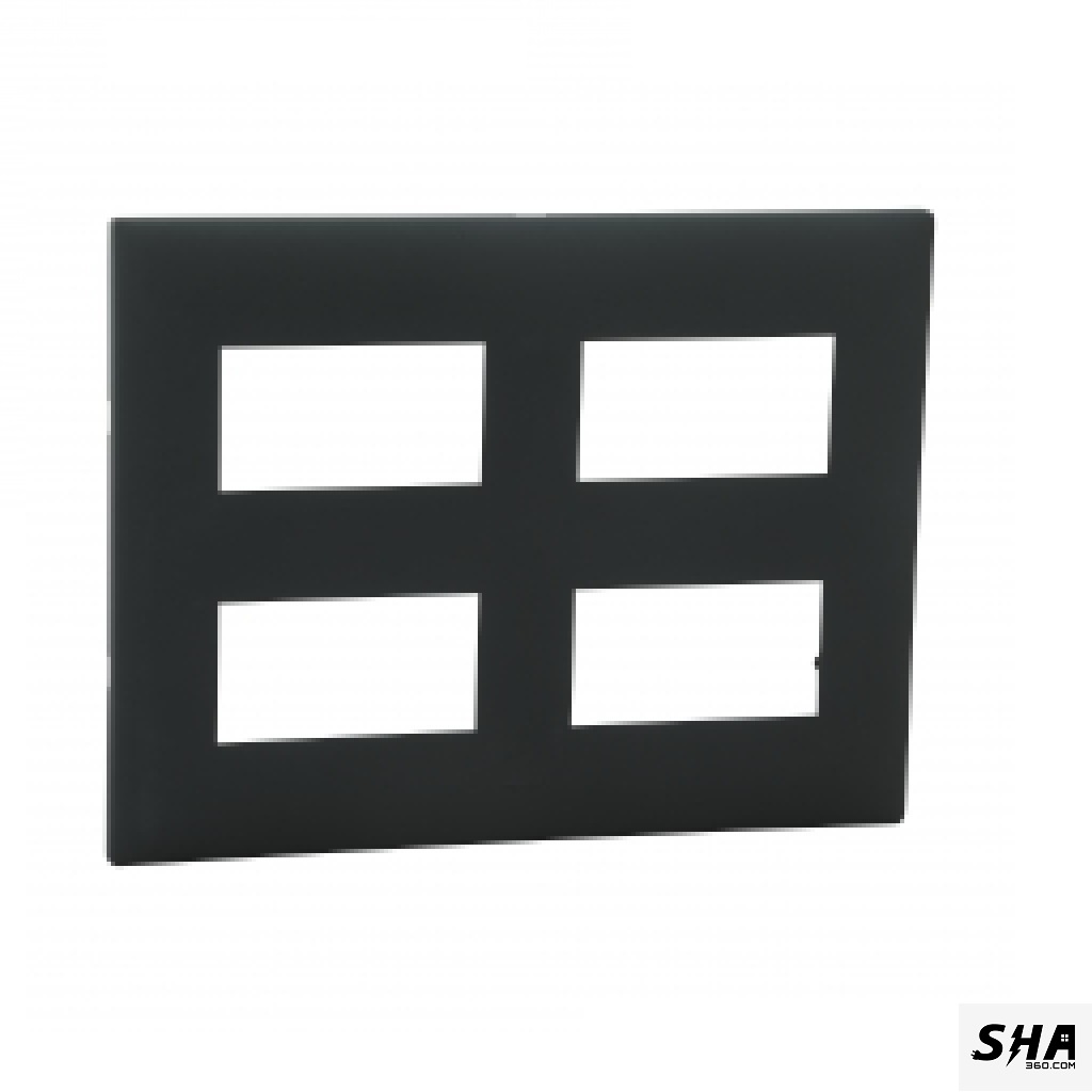 Legrand Mylinc Grey Cover Plate 12 Module Cover Plate (Grey) 676358