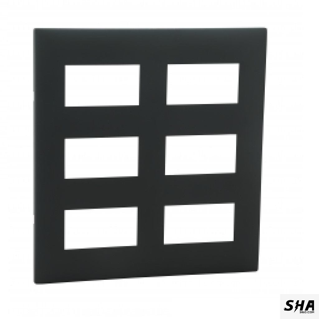 Legrand Mylinc Grey Cover Plate 18 Module Cover Plate (Grey) 6763 59 ...