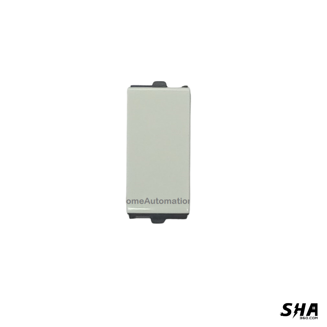 GM Modular G-Nine Viva 6A/10A 1 Way Switch (White) - AB1001
