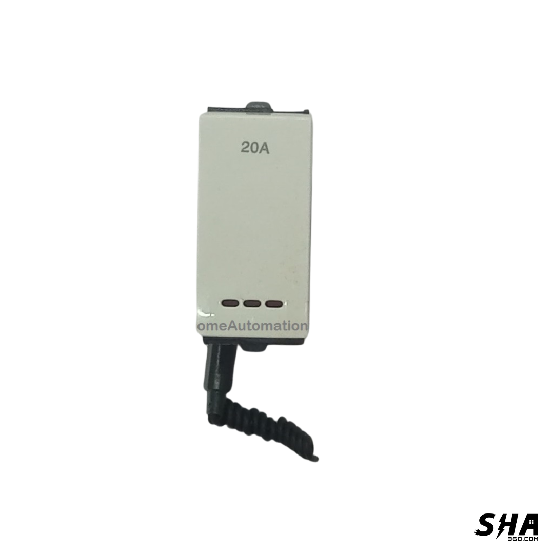 GM Modular G-Nine Viva 16A/20A 1-Way Switch with LED indicator (White ...