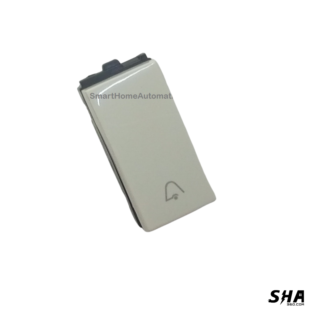 GM Modular G-Nine Viva 6A/10A Bell Switch (White) AB1013