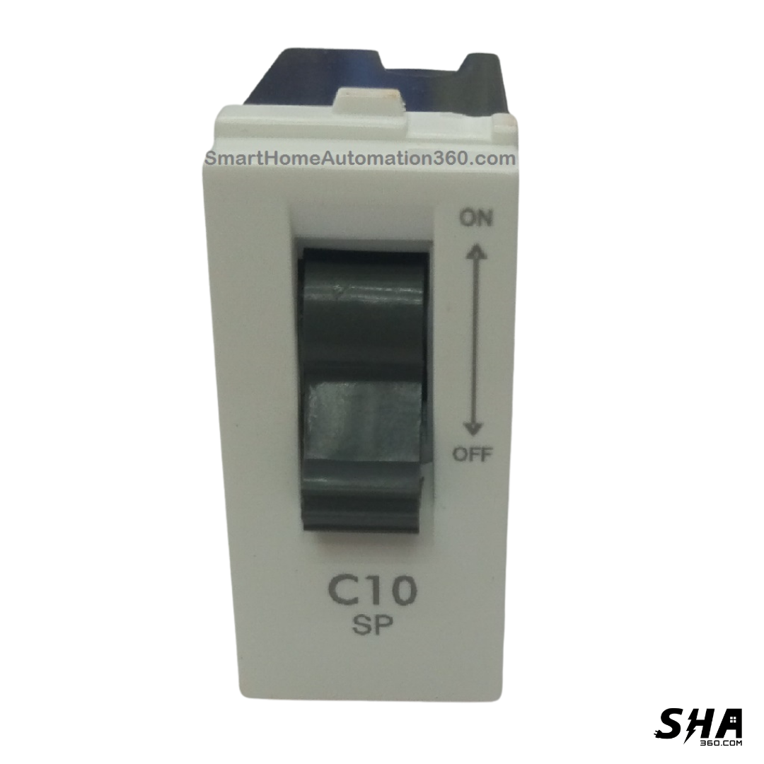 GM Modular G-Nine MCB 10A Modular 1M (White) - AB1111