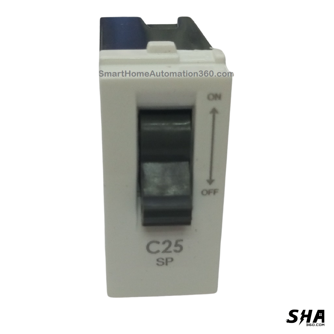 GM Modular G-Nine MCB 25A Modular 1M (White) AB1114