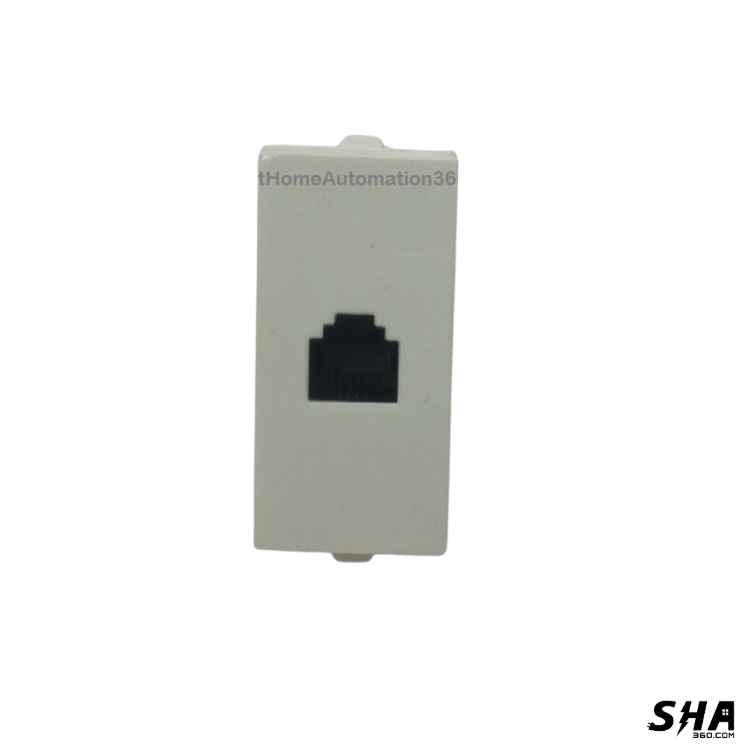 GM Modular G-Nine Tele Socket 1 Module (White) AB 1 044 - Sha360