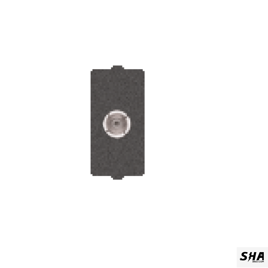 Buy GM Modular Gnine G9 Grey TV Socket 1 Module from Sha360