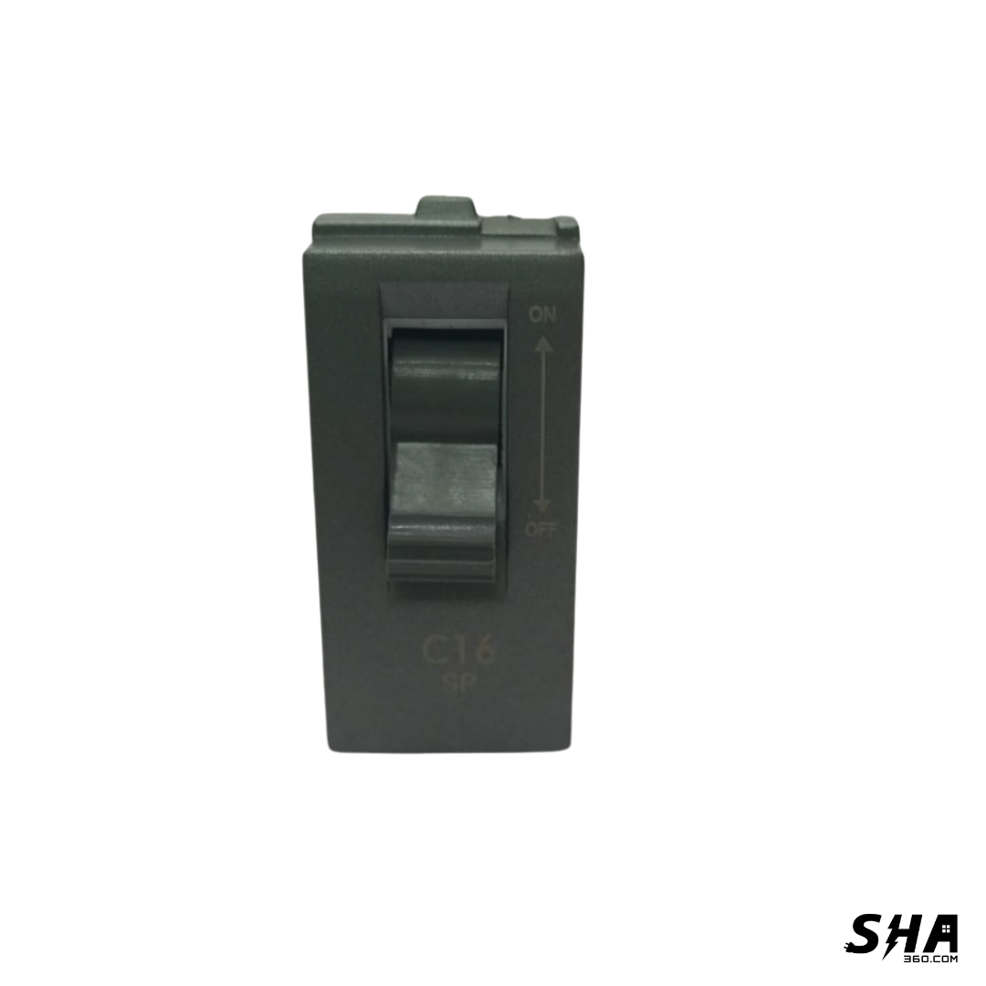 Buy GM Modular Gnine G9 Grey 16A MCB Modular AB 1 112 from Sha360