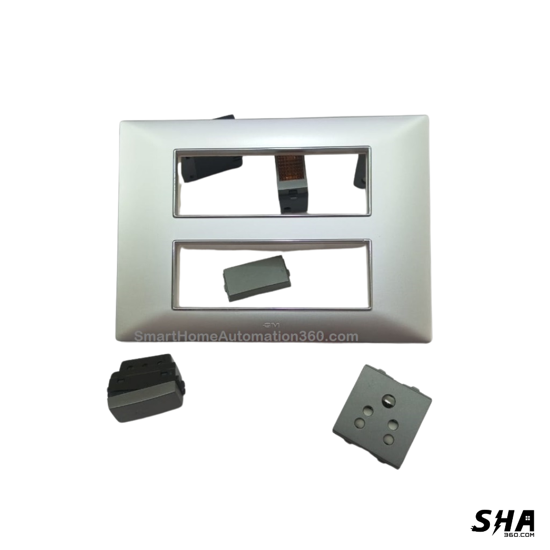 Buy GM Modular Gnine G9 Silver X Pulse 12 Module Cover Plate GPF ...