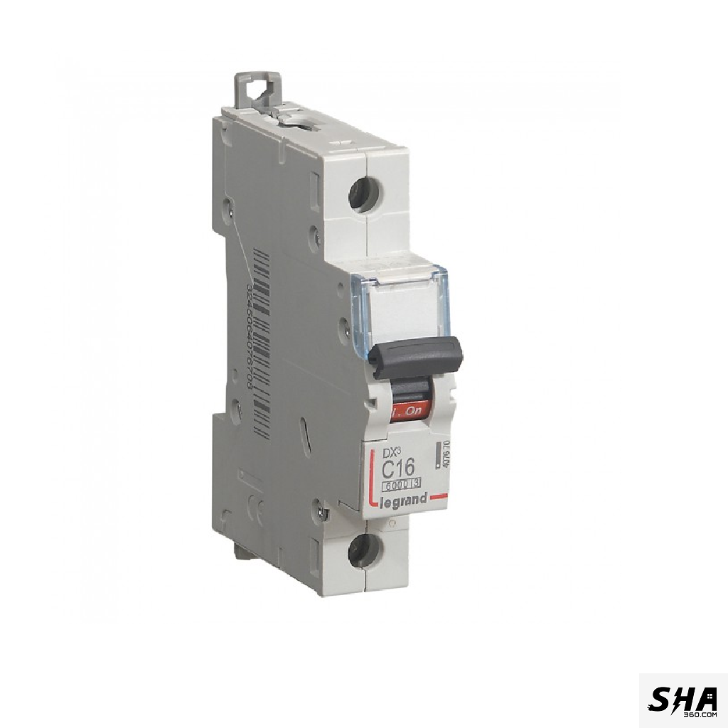 Legrand MCB 16A Single Pole (1-Pole) 10kA C Curve Dx3 408592