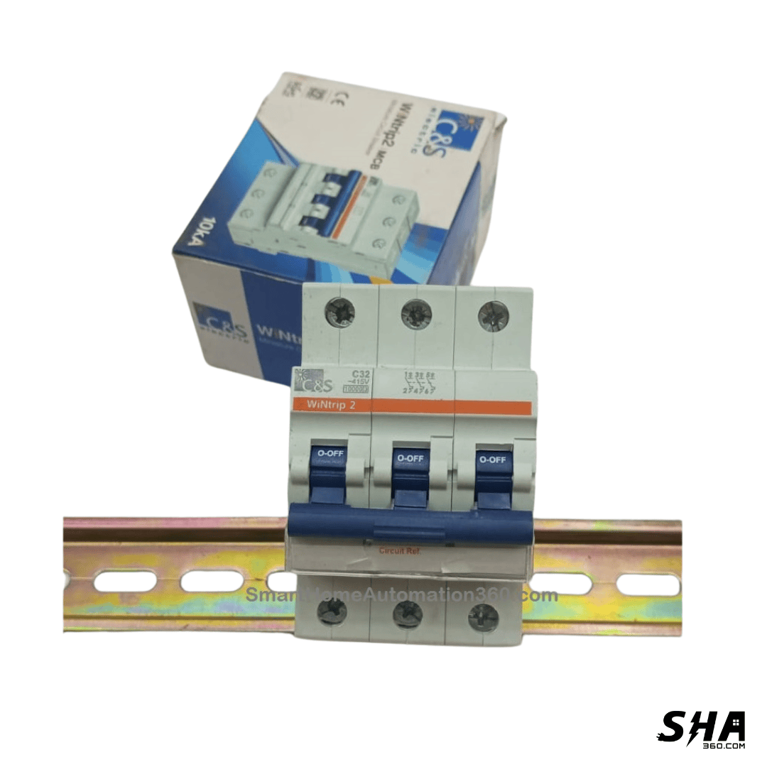 Buy C&S Electric MCB 32A Tripple (3-Pole) 10kA C Curve WiNtrip2 ...