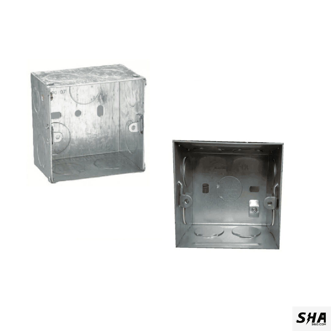 Buy 2M Modular Flush Metal Box for concealed (GM-Legrand-Anchor) from ...