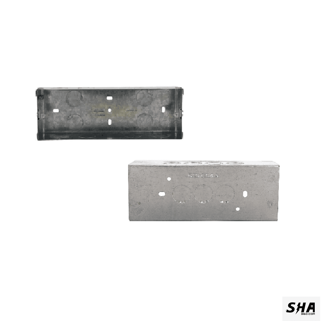 Buy 6M Modular Flush Metal Box for concealed (GM-Legrand-Anchor) from ...
