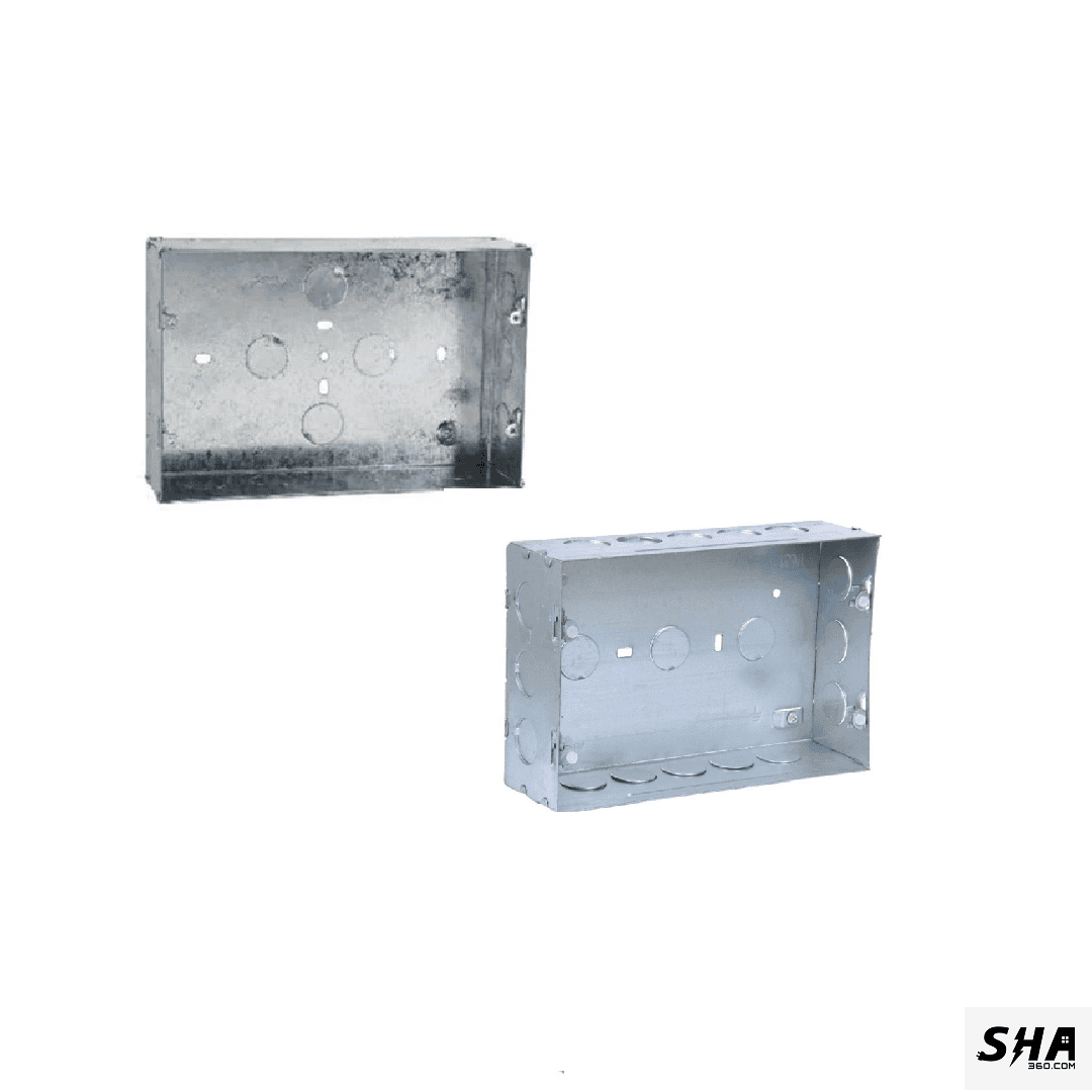 Buy 16M Modular Flush Metal Box for concealed (GM-Legrand-Anchor ...