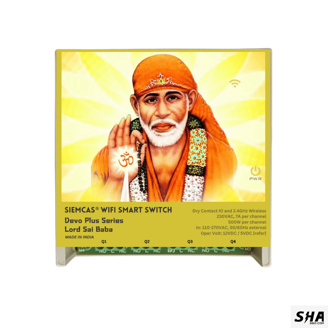 Buy SIEMCAS Wifi Smart Devo Plus Lord Sai Baba from SmartHomeAutomation360