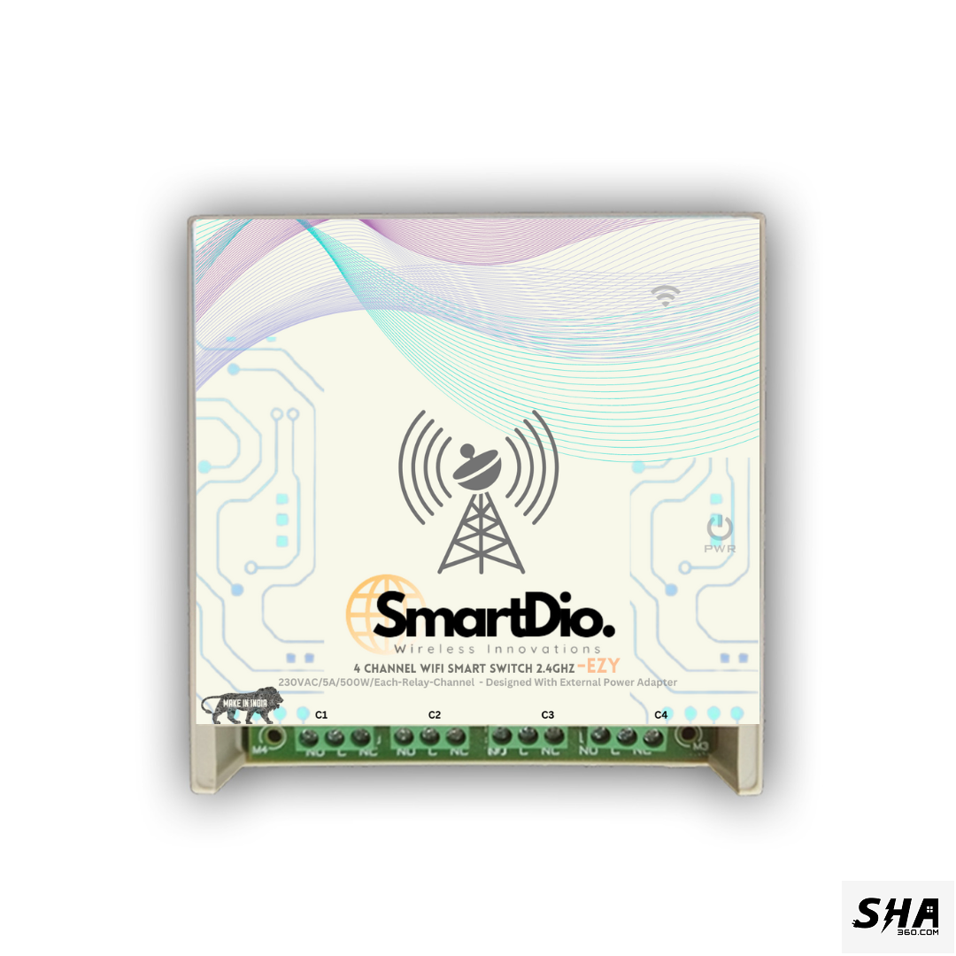 Buy SmartDio Ezy Wifi Smart Switch 4 Channel - Online IoT from ...