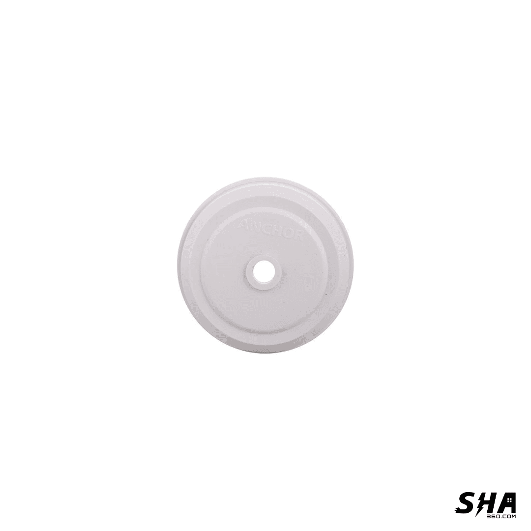 Anchor Penta Ceiling Rose White Lamp Point